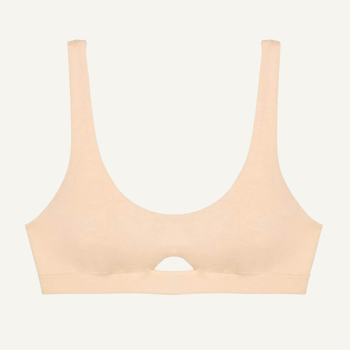 Organic Cotton Keyhole Soft Bra | Subset